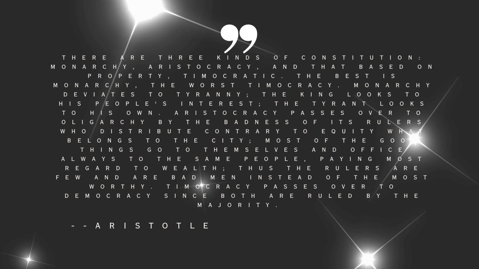 Understanding Aristotle’s Quote: “The law is reason, free from passion ...