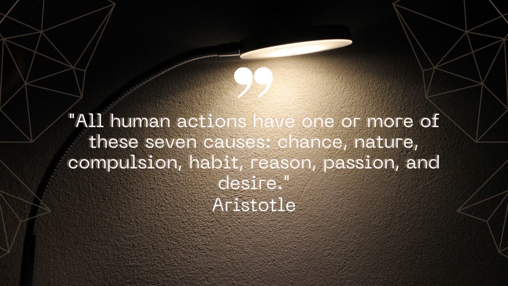 Aristotle’s Seven Causes Shaping Human Actions » Easy learning